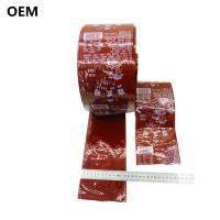 China Small Quantity Request Food Grade Logo Printed Artificial Sausage Casings For Sausages for sale
