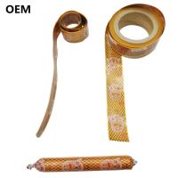 China Sausage Casing Custom Color Flexography Printing Polyamide Casings For Sausage Packaging for sale