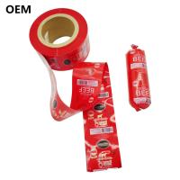 China Custom Printed Red Plastic Sausage Casings PA PE Coextrusion 30um 80um Thickness for sale