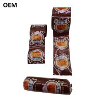 China Small Quantity Request Food Grade Logo Printed Artificial Sausage Casings For Sausages for sale