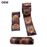 China High Barrier Polyamide Sausage Casing 30um-80um Custom Flexography Printing Logo for sale