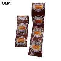 China Small Quantity Request Food Grade Logo Printed Artificial Sausage Casings For Sausages for sale