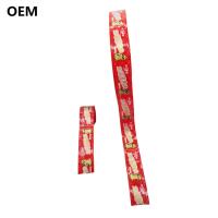 China Sample Free Customized Logo Printing Plastic Sausage Casing For Sausages for sale