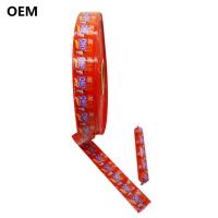 China Sample Free Customized Logo Printing Plastic Sausage Casing For Sausages for sale