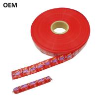 China Sample Free Customized Logo Printing Plastic Sausage Casing For Sausages for sale