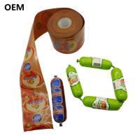 China High Barrier Polyamide Sausage Casing 30um-80um Custom Flexography Printing Logo for sale