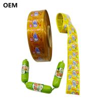 China Kingred 5-Layer PA/PE Plastic Sausage Casings 30-80um Custom Logo Flexography Printing for Beef Meat Packaging for sale