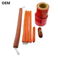 China Sample Free Customized Logo Printing Plastic Sausage Casing For Sausages for sale