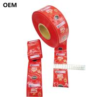 China Sample Free Customized Logo Printing Plastic Sausage Casing For Sausages for sale
