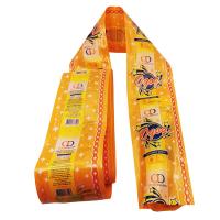 China Custom Logo Flexography Printing Online Shopping Meat Sausage Casing for sale