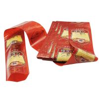 China Sample Free Custom Logo Flexography Printing Sausage Casings Artificial For Sausages for sale