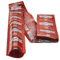 China Plastic Sausage Casings 40-80um Custom Logo Flexography Printing Nylon PVDC Roll for sale