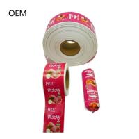 China Kingred OEM Sausage Plastic Casings 40-80um Food Grade Custom Color Printing Logo for sale