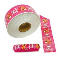 China Kingred OEM Sausage Plastic Casings 40-80um Food Grade Custom Color Printing Logo for sale