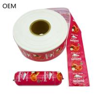 China Kingred OEM Sausage Plastic Casings 40-80um Food Grade Custom Color Printing Logo for sale