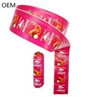 China OEM Custom Printed Plastic Sausage Casings 40-80um High Oxygen Barrier 5 Layer PA PE for sale