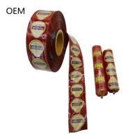 China Custom Printed PVDC Sausage Casings 40-80um Thickness Food Grade Plastic Casings Wholesale for sale