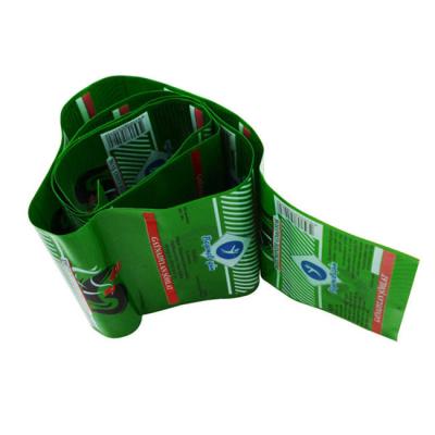 China Custom Logo Flexography Printing PVDC Sausage Casing Food Grade 300mm Max Size for sale