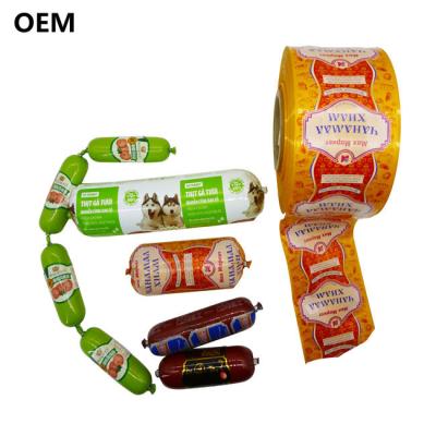 China Food Grade Plastic Sausage Casings 25um-35um Thickness for Smoked Sausage Meat Processing for sale