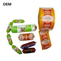 China Food Grade Plastic Sausage Casings 40um Thickness for Cooking Custom Colors for sale
