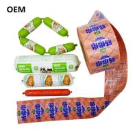 China Food Grade Plastic Sausage Casings 40um Thickness for Cooking Custom Colors for sale