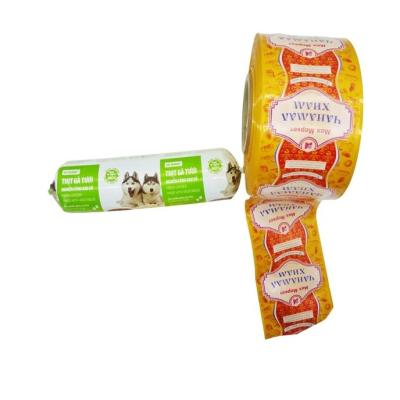 China Food Grade Plastic Sausage Casings 40um to 80um Thickness Custom Colors and Printing for sale