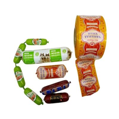 China Custom Plastic Sausage Casings 40-80um Food Grade Nylon PVDC Red Yellow for sale