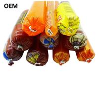 China Custom Plastic Sausage Casings 40-80um Food Grade Nylon PVDC Red Yellow for sale