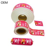China Sthick Type Sausage Casings No Easily Broken Custom Flexography Printing Plastic Casings for sale