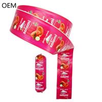 China OEM Custom Printed Plastic Sausage Casings 40-80um Food Grade Nylon PVDC for Meat Sausage for sale