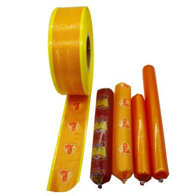 China OEM sausage packaging casing no edible grade plastic colorful casing customized brand LOGO for sale