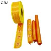 China OEM sausage packaging casing no edible grade plastic colorful casing customized brand LOGO for sale