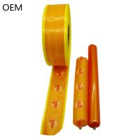 China OEM sausage packaging casing no edible grade plastic colorful casing customized brand LOGO for sale