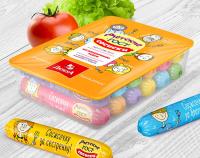 China Sausage Packaging Plastic Sausage Coating Custom Printed Brand Logo Plastic Sausage Coating for sale