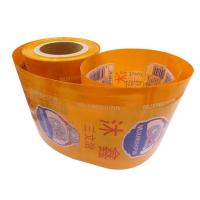 China Custom Printed Plastic Artificial Sausage Casing 40um-80um Thickness Food Grade for sale