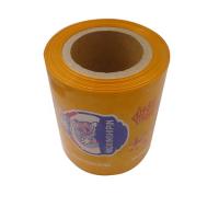 China Custom Printed Plastic Artificial Sausage Casing 40um-80um Thickness Food Grade for sale