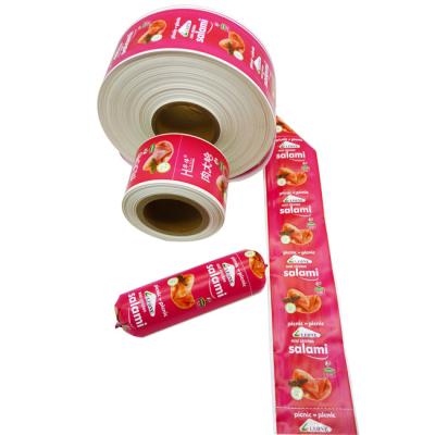 China Easy Peel Plastic Sausage Casings 40-80um Cooked Sausage Casing for Vienna Sausage for sale