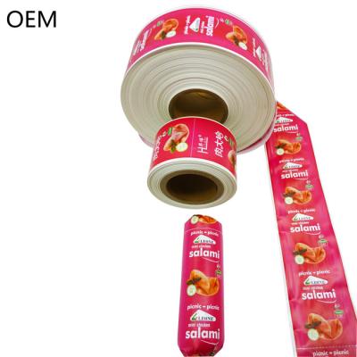 China Texture 5 Layers Co-extrusion Synthetic Sausage Casing with Polyamide Material for sale
