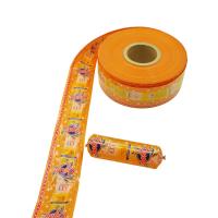 China Smoked Available Logo Printed Plastic Sausage Casing For Smoked Sausages for sale