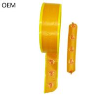 China Customized LOGO Printed Shirred Polyamide Plastic Sausage Casing for sale