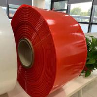 China Customized LOGO Printed Shirred Polyamide Plastic Sausage Casing for sale