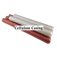 China Transparent Cellulose Sausage Casings - 55-125 Feet Lengths, Easy Peel, FDA & ISO Certified for Hot Dog Production for sale