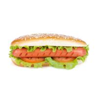 China Food Grade Transparent Cellulose Sausage Casing 55ft Easy Peel for Hotdogs for sale