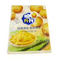 China Custom Printed Biscuit Packaging Bags with Zipper Lock - 45-100um Thickness, 10-Color Flexographic Printing, FDA & ISO Certified for sale