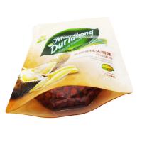 China Custom Waterproof Biodegradable Plastic Foil Bag with Zipper Standing Design - 45-100μm Thickness, -40°C Freeze Resistance for sale
