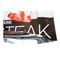 China Custom Logo Food Grade Stand Up Pouches Flat Bottom Bags 45um to 100um Thickness for sale
