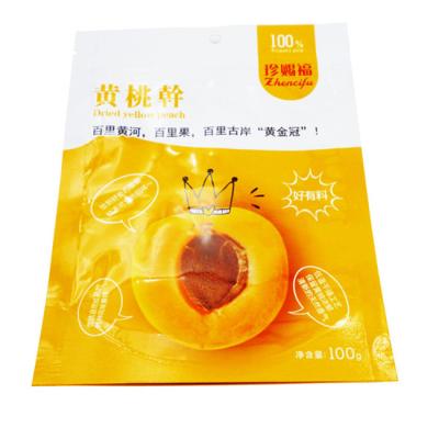 China Custom Snack Fruit Plastic Bag with Zipper Moisture Proof Fresh Keeping 45um to 100um Thickness for sale