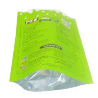 China Wholesale Custom Digital Printing Logo Snack Moisture Proof Zipper Bag 80C 90C Heat Seal for sale