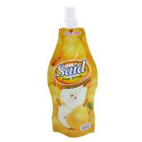 China Food grade juice packaging material Plastic self-supporting bag with plastic nozzle for sale