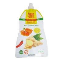 China Custom Stand Up Pouches with Plastic Spout for Juice Liquid Food 100um Thickness for sale